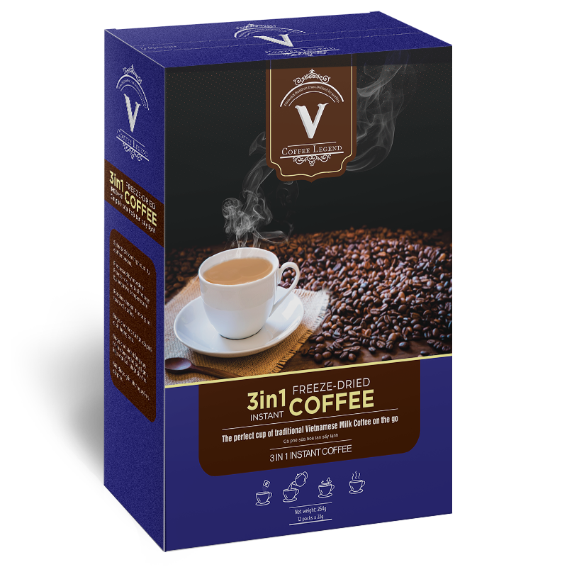 V-COFFEE 3 TRONG 1 (XANH)